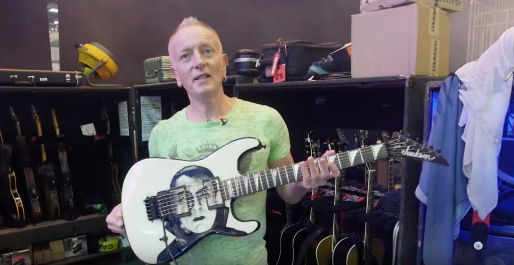 Def Leppard’s Phil Collen Showcases his Jackson Axes – Jackson® Guitars ... Def Leppard’s Phil Collen Showcases his Jackson Axes – Jackson® Guitars ...