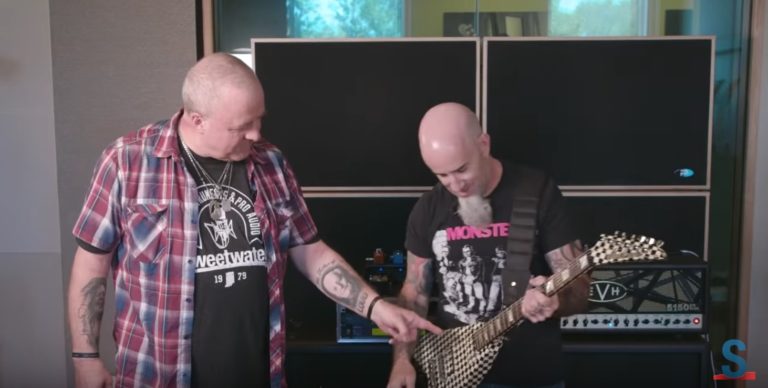 Scott Ian Shows Off His King V Axes in a Sweetwater ‘Rig Tour ...
